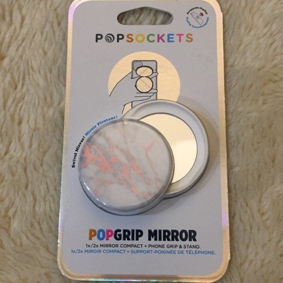 Pop Socket | Cell Phones & Accessories | Popsockets Popmirror Cell Phone Grip Stand Rose Gold ...